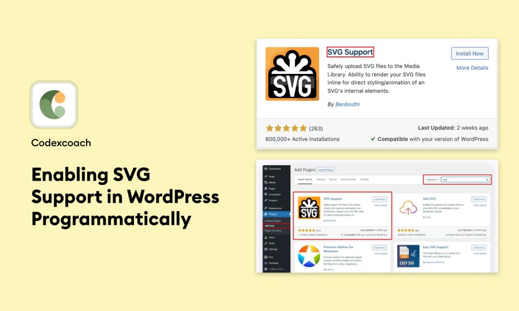 Activate SVG Support On WordPress The Programmatic And Plugin
