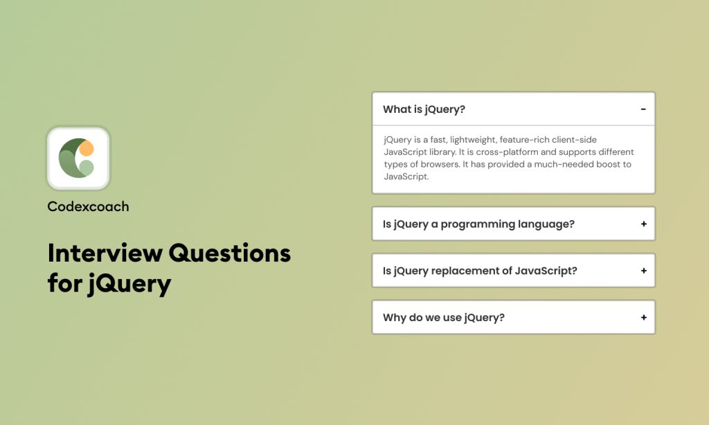 Top 25+ JQuery Interview Questions And Answers For 2023